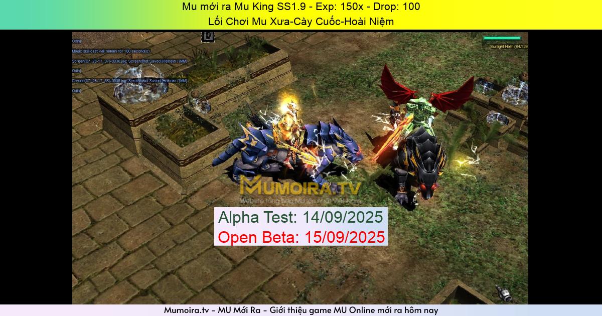 Mu King SS1.9 - Season 0-1 - Exp: 150x - Drop: 100% - Lối Chơi Mu Xưa ...