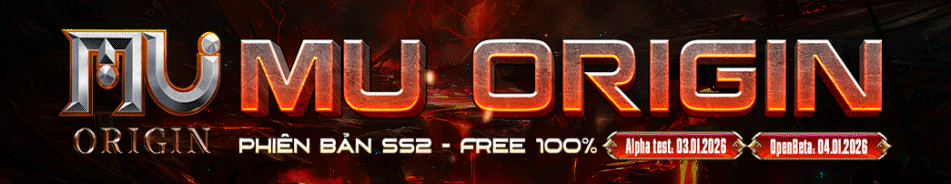 Mu Origin - Season 2 - Exp: 30x - Drop: 5% - Free 100% Sever không thu phí